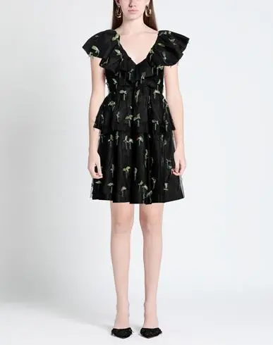 GANNI Mini Flared Dress