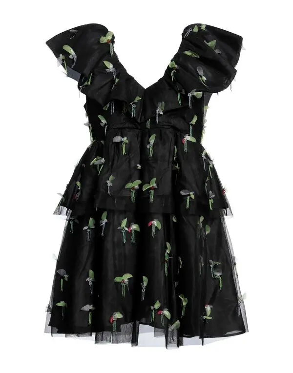 GANNI Mini Flared Dress