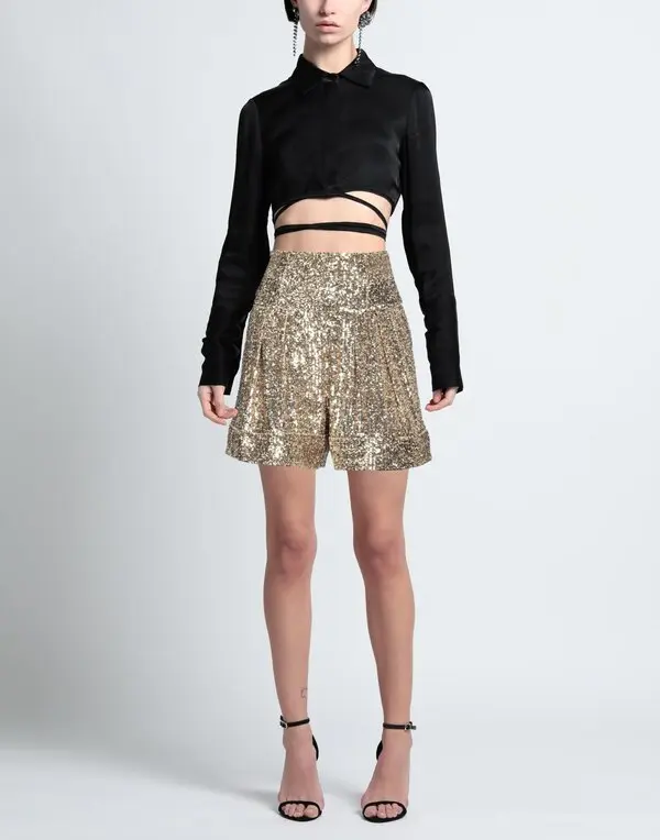 Balmain Shorts - Gold