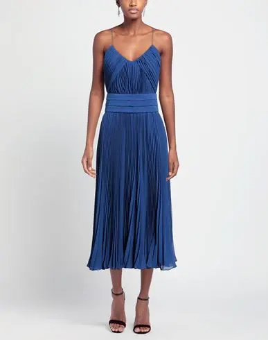 Max Mara Crepe Midi Dress - Blue