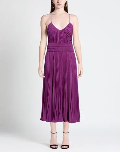 Max Mara Crepe Midi Dress - Red