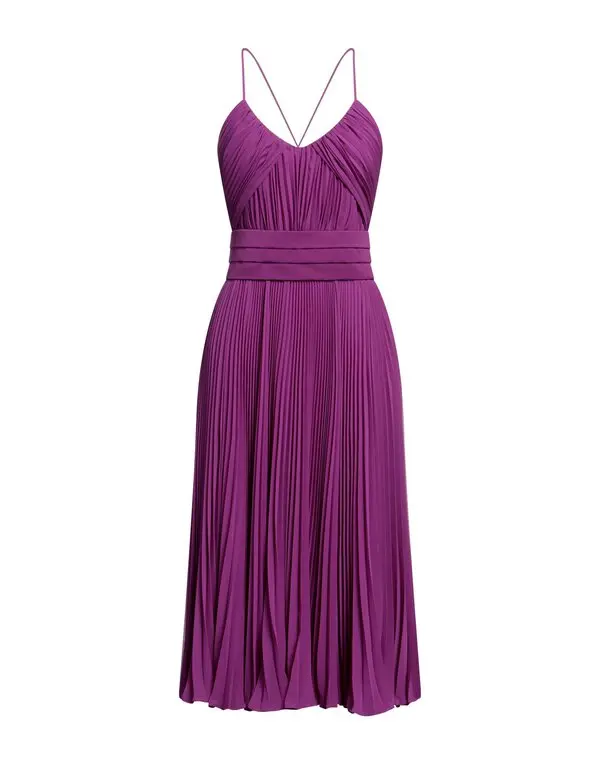 Max Mara Crepe Midi Dress - Red