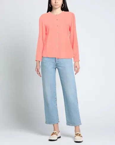 Honorine Woven Mandarin Collar Shirt