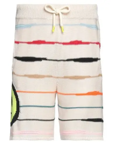 BARROW Striped Knitted Bermuda Shorts - Beige