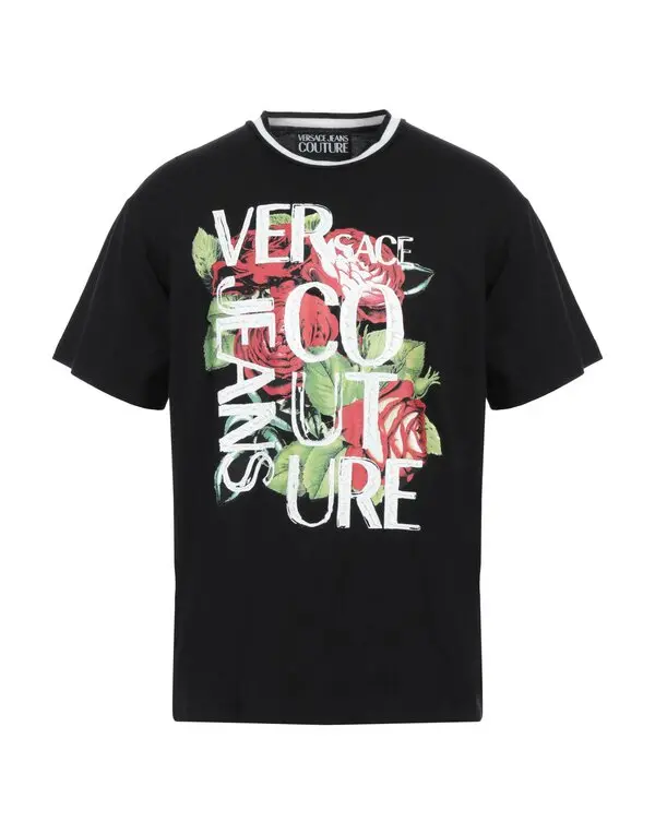 Versace T-shirt Size Polyester, Elastane