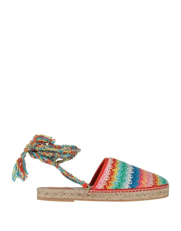 Alanui Knitted Espadrille Sandals - Red
