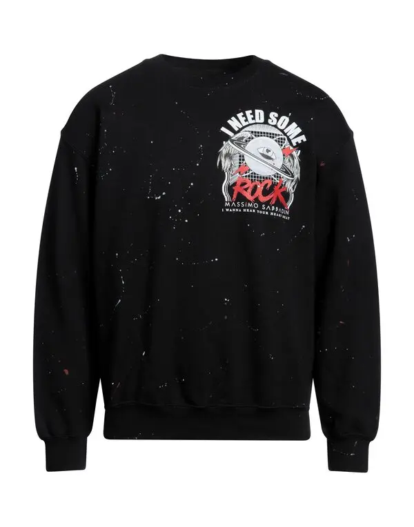 MASSIMO SABBADIN Printed Fleece Sweatshirt