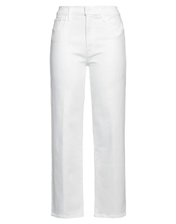 MOTHER Cotton, Polyester, And Elastane Straight-leg Jeans