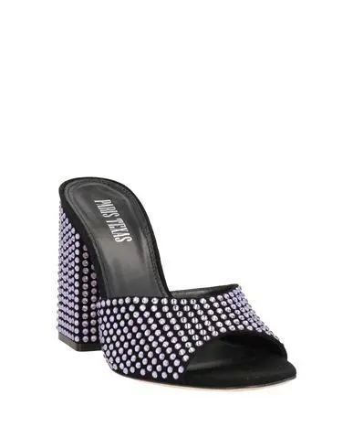 Paris Texas Leather Slides - Purple