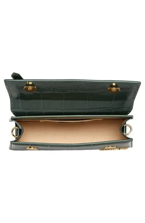Jacquemus Le Chiquito Long Croc Embossed Leather Convertible Bag