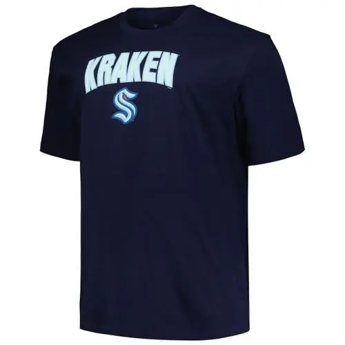 Profile Seattle Kraken Big & Tall Arch Over Logo T-shirt