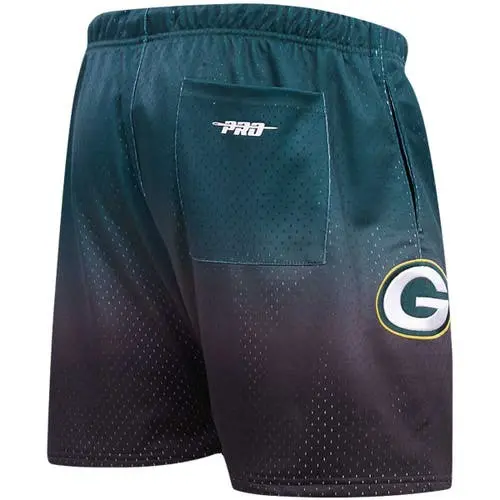 PRO STANDARD Green Green Bay Packers Ombre Mesh Shorts