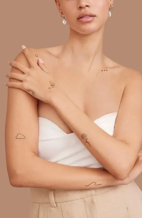 INKED BY DANI Barely There Temporary Tattoos