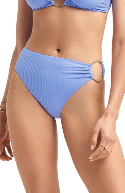 Vitamin A® Lolita Ring High Waist Bikini Bottom - Sky