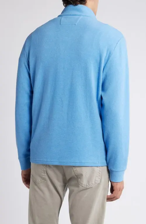 Vineyard Vines Calm Water Quarter Zip Top - Hull Blue