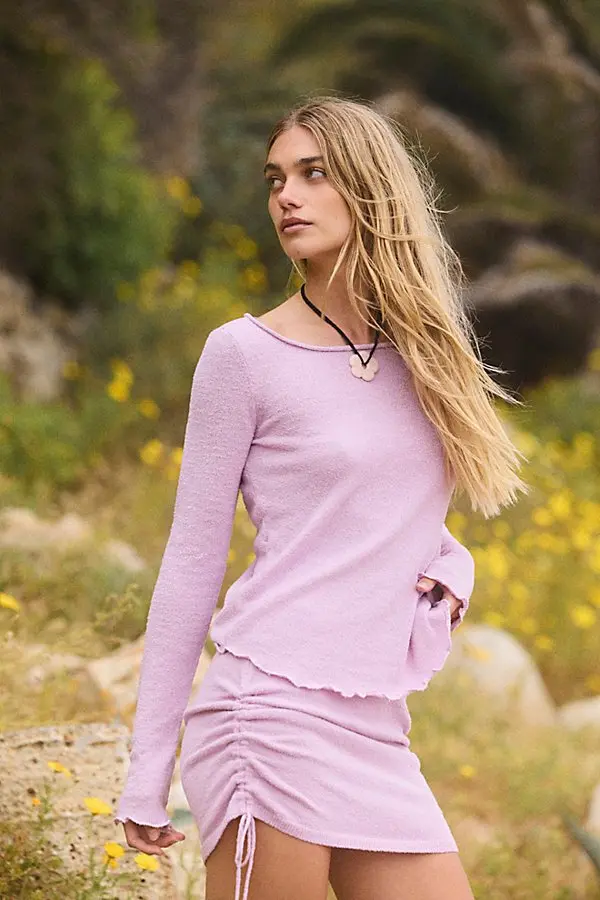 Free People Cabo Sweater Skirt Set