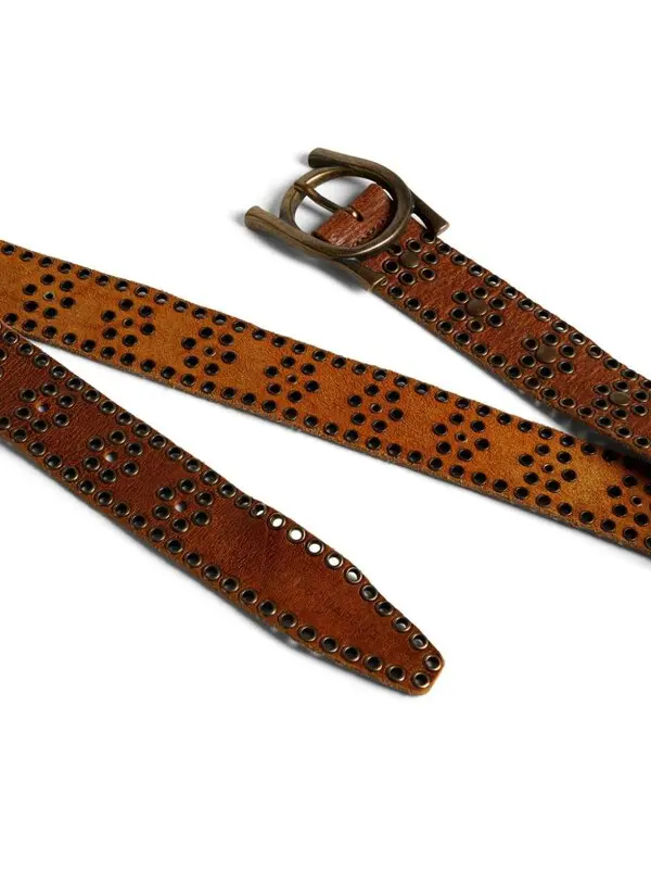 Dsquared2 Eyelet-embellished Leather Belt