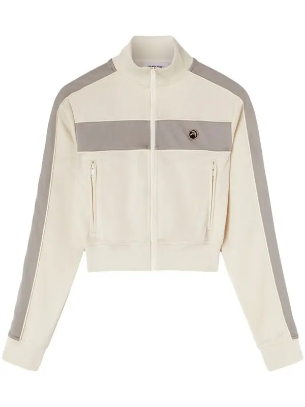 AMBUSH Zip-up Striped Sweatshirt - Neutrals