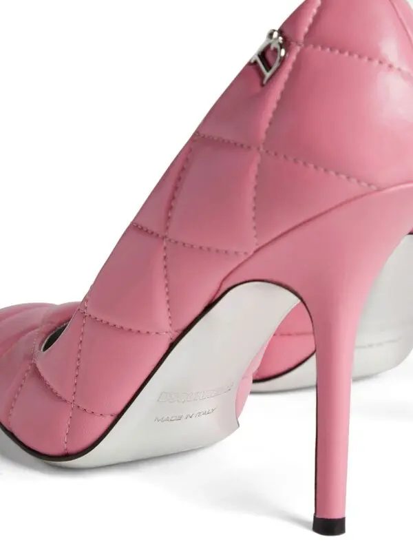 Dsquared2 100mm Quilted Leather Pumps