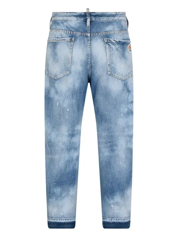 Dsquared2 Bleached Slim-leg Jeans