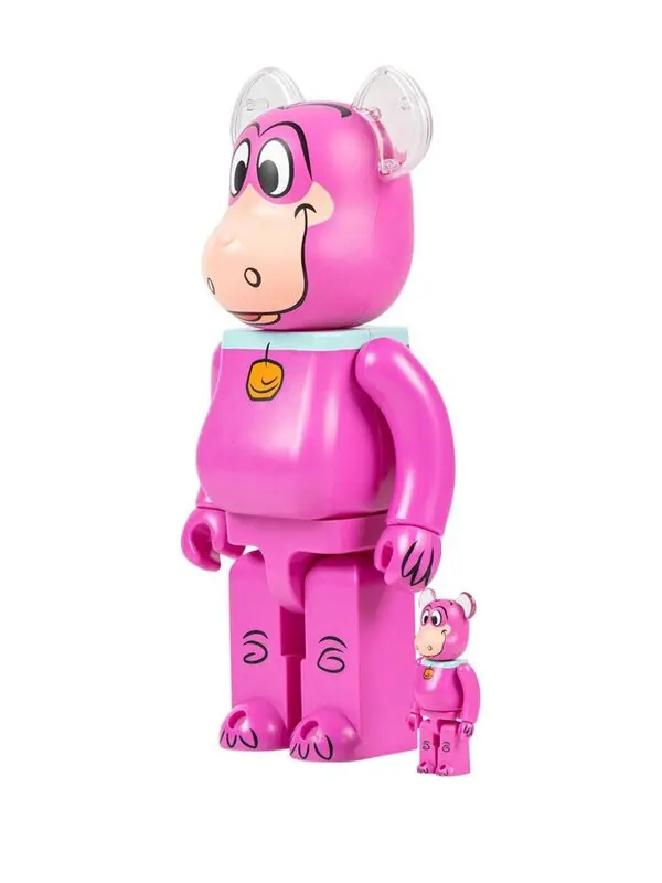 MEDICOM TOY X The Flintstones Dino Be@rbrick 100% And 400% Figure Set - Pink