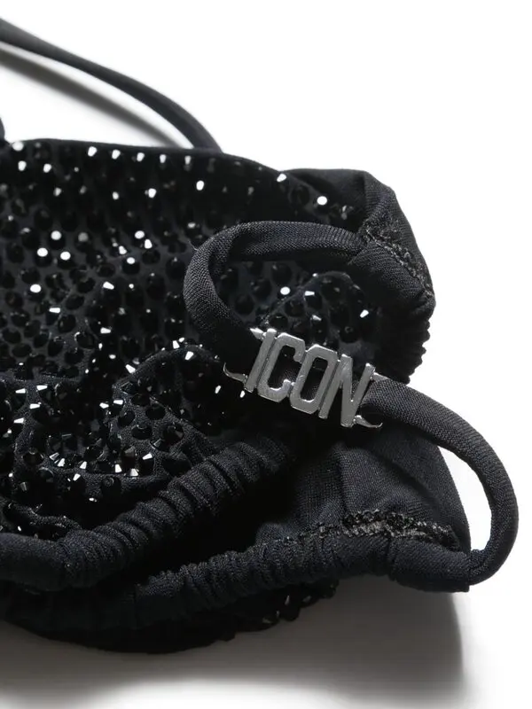 Dsquared2 Crystal-embellished Bikini Top