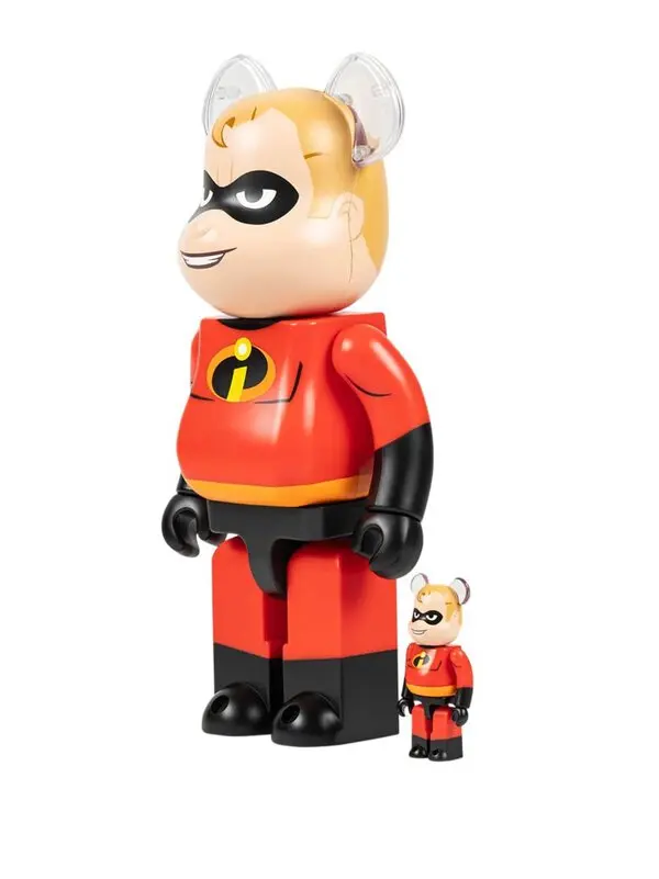 MEDICOM TOY X Disney Pixar Mr. Incredible Be@rbrick 100% And 400% Figure Set - Red