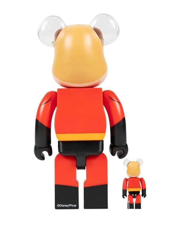 MEDICOM TOY X Disney Pixar Mr. Incredible Be@rbrick 100% And 400% Figure Set - Red