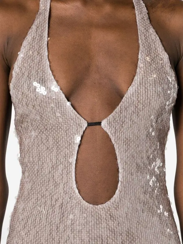 16Arlington Sola Sequinned Midi Dress