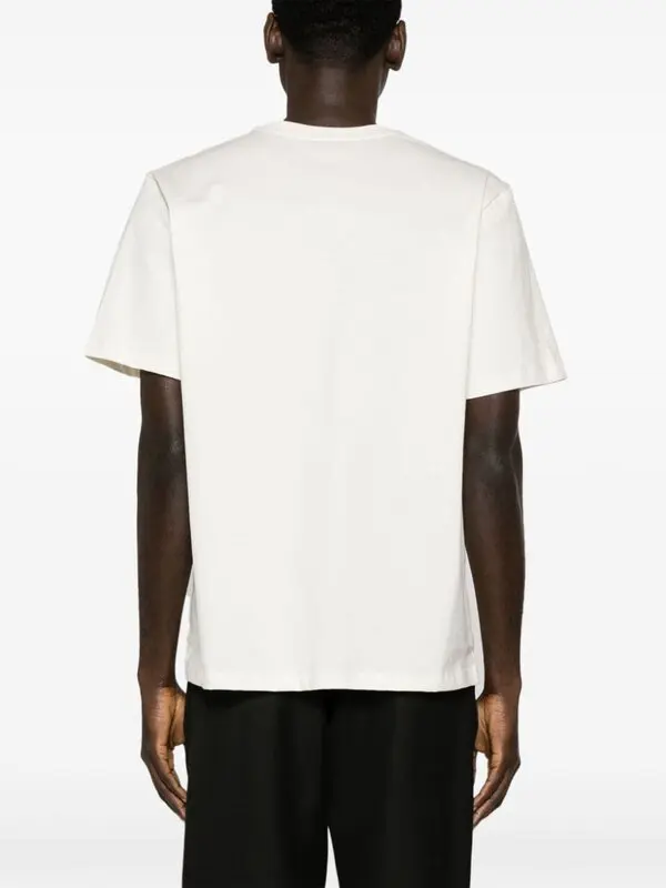 MSGM Logo-print Cotton T-shirt - White