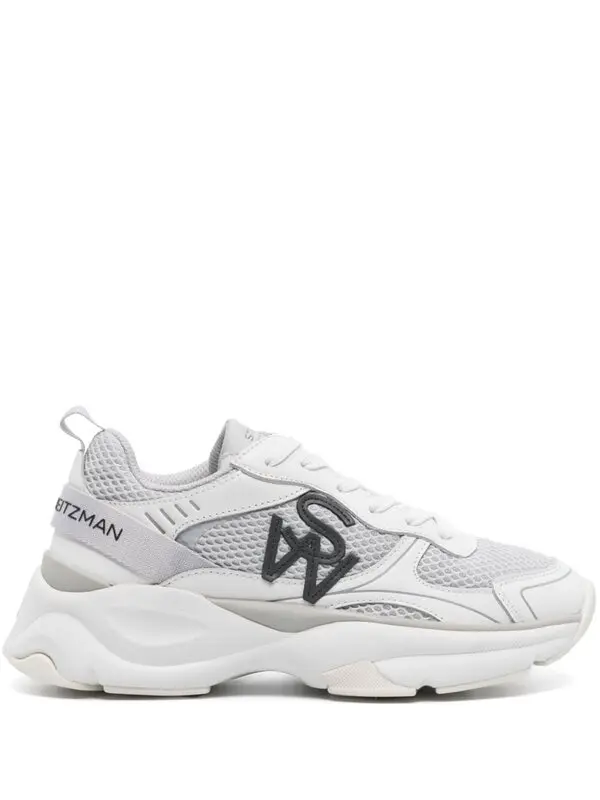 STUART WEITZMAN Logo-patch Chunky Sneakers - Grey