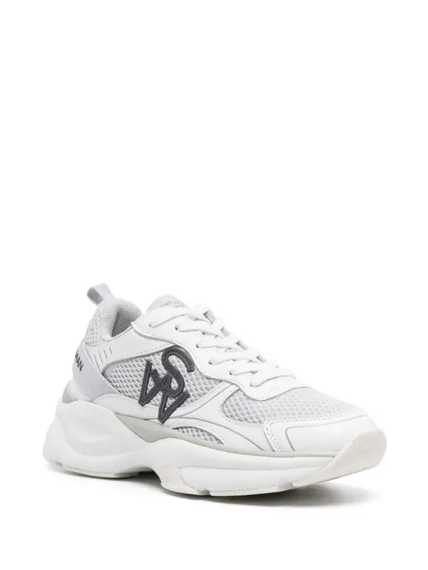 STUART WEITZMAN Logo-patch Chunky Sneakers - Grey