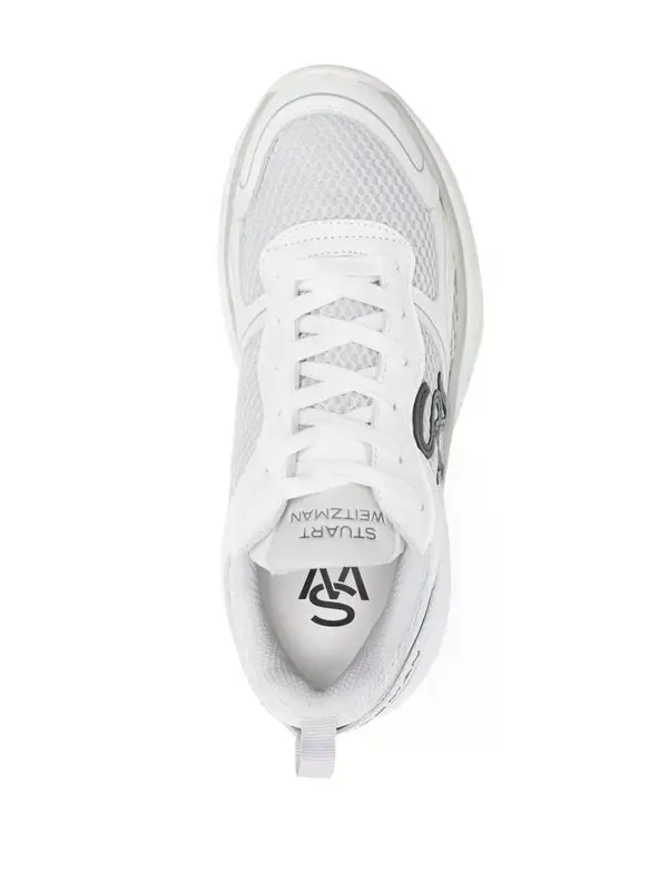 STUART WEITZMAN Logo-patch Chunky Sneakers - Grey