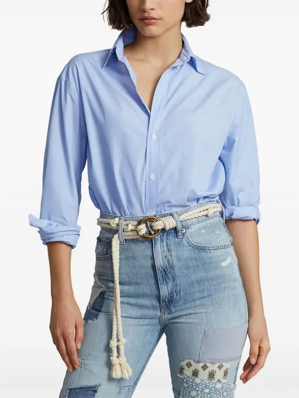 Polo Ralph Lauren Polo Pony Cotton Shirt - Blue