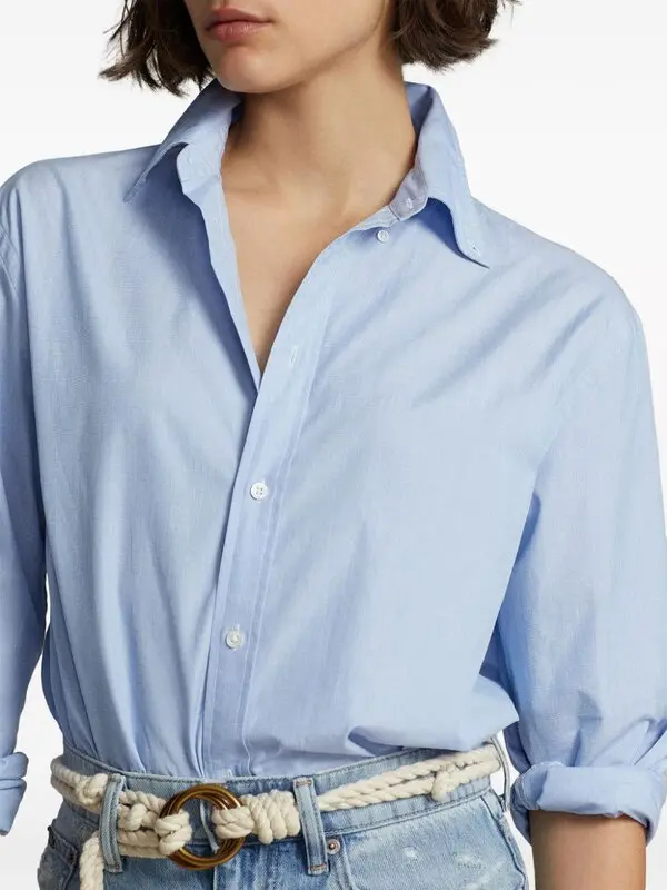 Polo Ralph Lauren Polo Pony Cotton Shirt - Blue