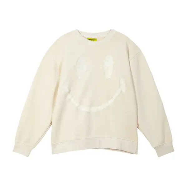 MARKET Smiley Oversized Crewneck - Cream