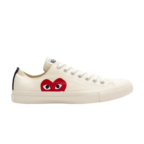 CONVERSE Comme Des Garçons Play X Chuck Taylor All Star Low Sneakers - White