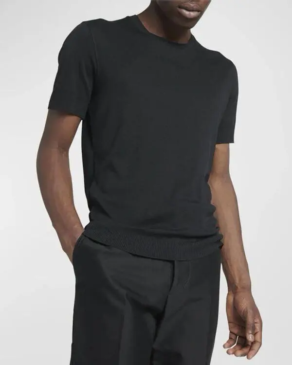 TOM FORD Apos;s Short-sleeve Crewneck Sweater - Black