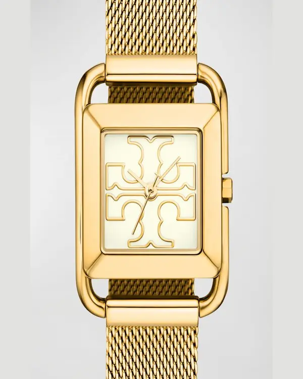 Tory Burch Miller Gold Mesh Strap Watch TBW6012 Tory Burch Miller Watch Ivory/ Gold Tone Mesh - TBW6012 main image 3