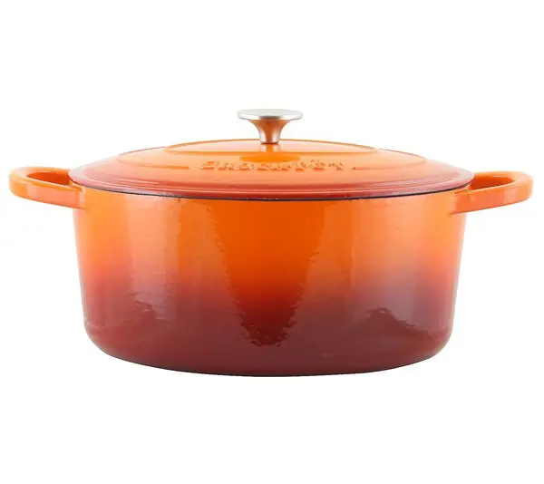 CROCK-POT Crock Pot Artisan 7 Quart Enameled Cast Iron Ov Al Dutch Oven - One-color