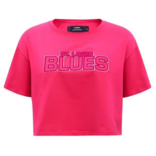 PRO STANDARD St. Louis Blues Cropped Boxy T-shirt
