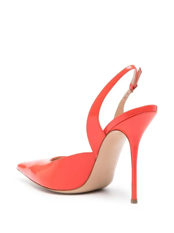 Casadei Patent-leather Slingback Pumps - Red