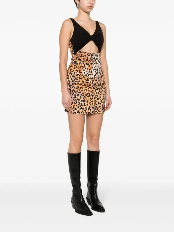 Just Cavalli Leopard-print Mini Dress