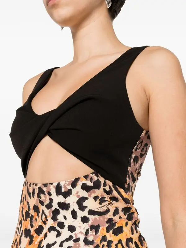 Just Cavalli Leopard-print Mini Dress