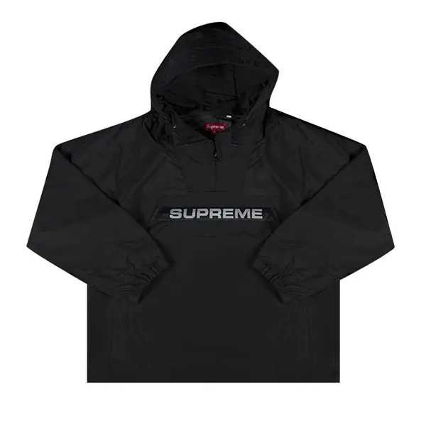 Supreme Heavy Nylon Anorak - Black