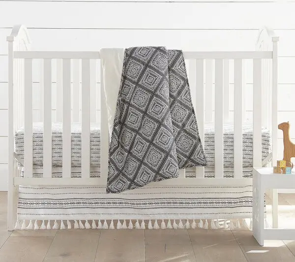 LEVTEX BABY Riley 3-piece Crib Bedding Set - One-color