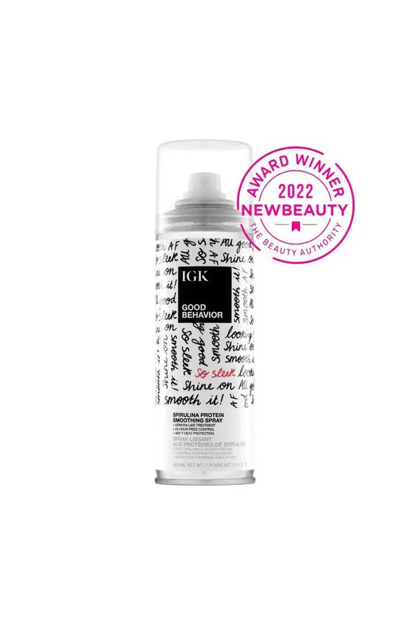 IGK Good Behavior Spirulina Protein Smoothing Spray - Aqua