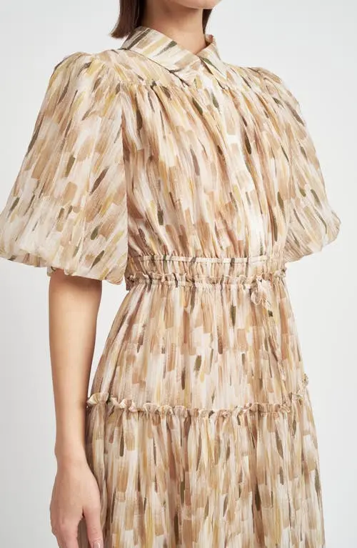 EN SAISON Billie Tiered Midi Dress