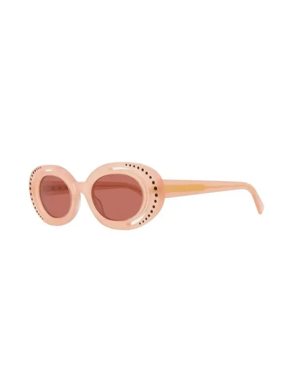 Marni Zion Canyon Oval-frame Sunglasses