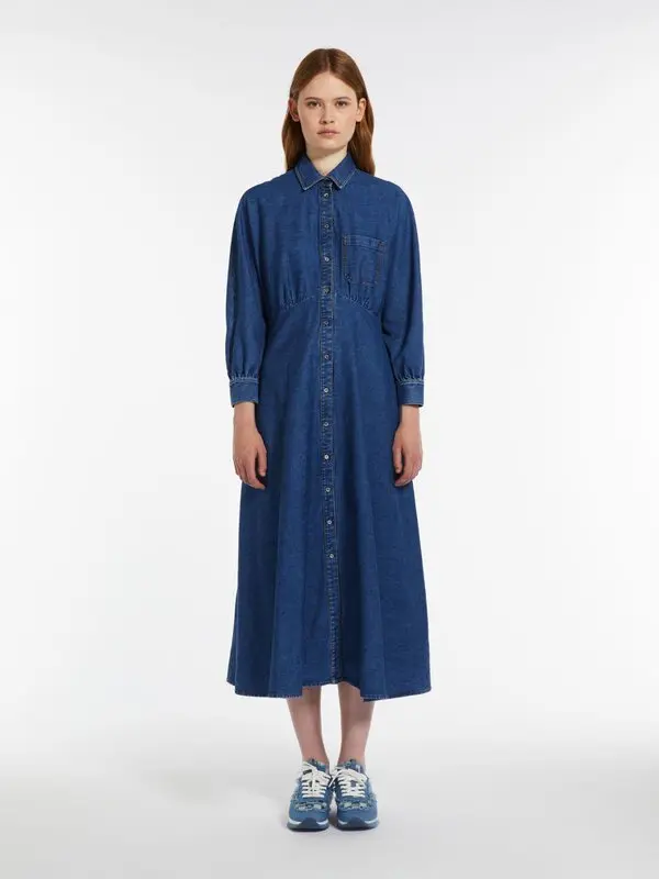 Max Mara Denim Shirt Dress